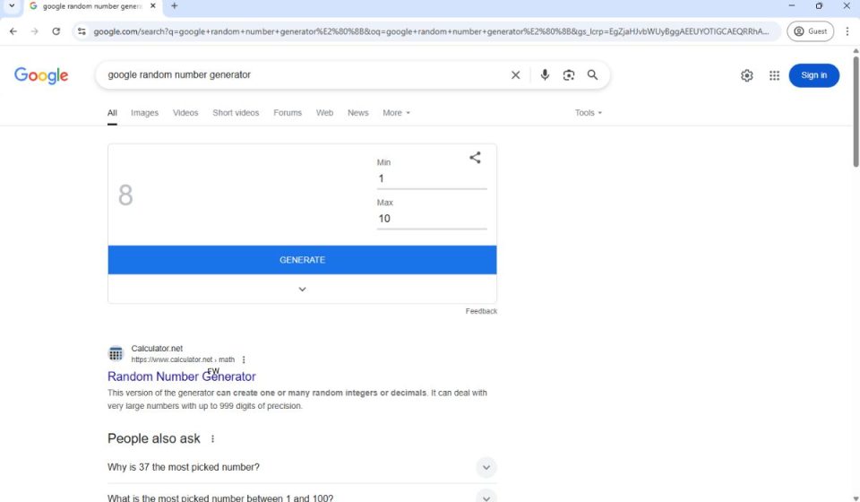 What Is Google’s Random Number Generator and How to Use It