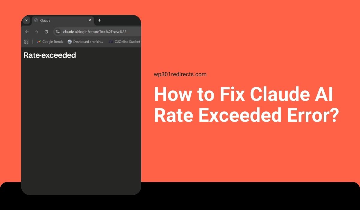 How to Fix Claude AI Rate Exceeded Error?